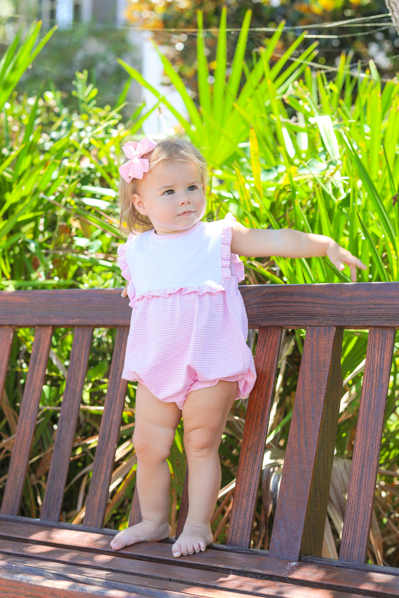 Alice Bubble- Light Pink Stripe – Prim and Proper Children's Apparel ...